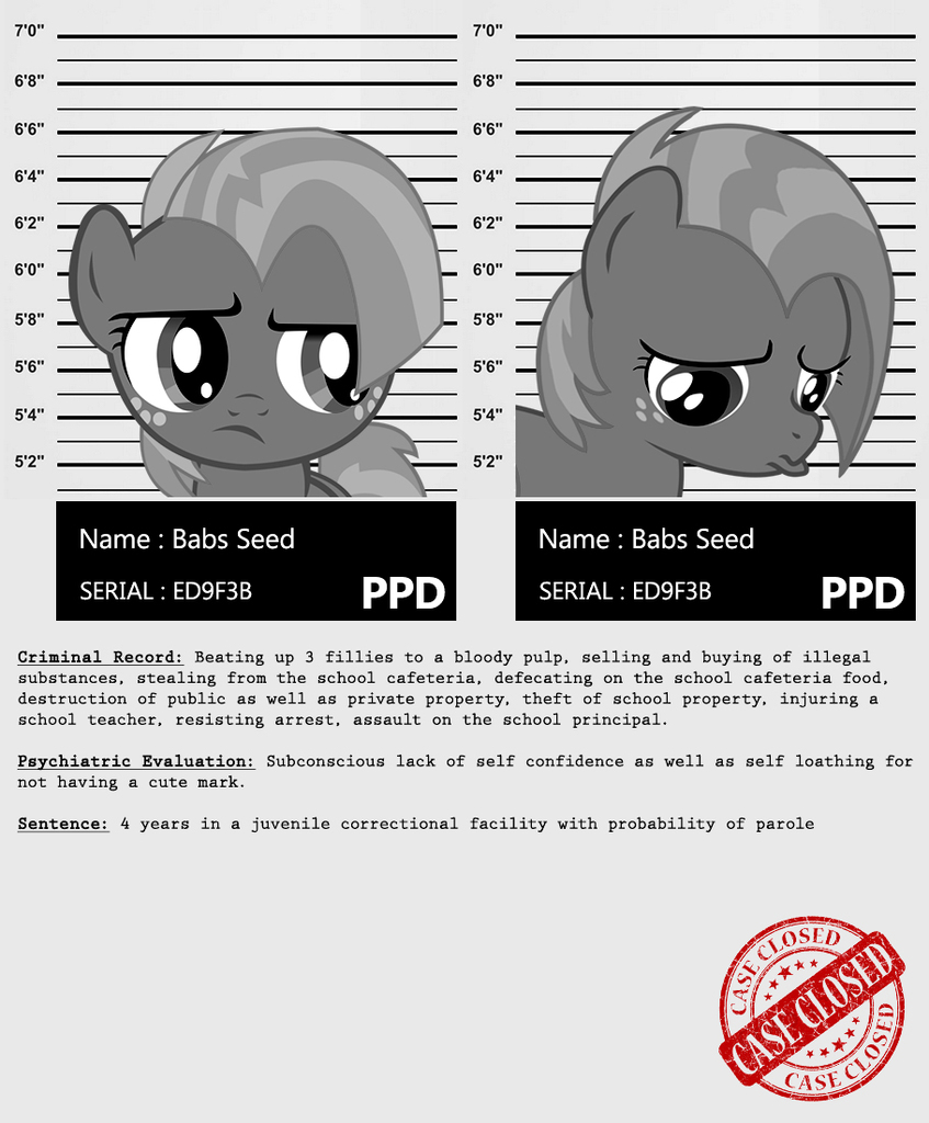 #2198850 - safe, artist:dan232323, babs seed, earth pony, pony, bully ...