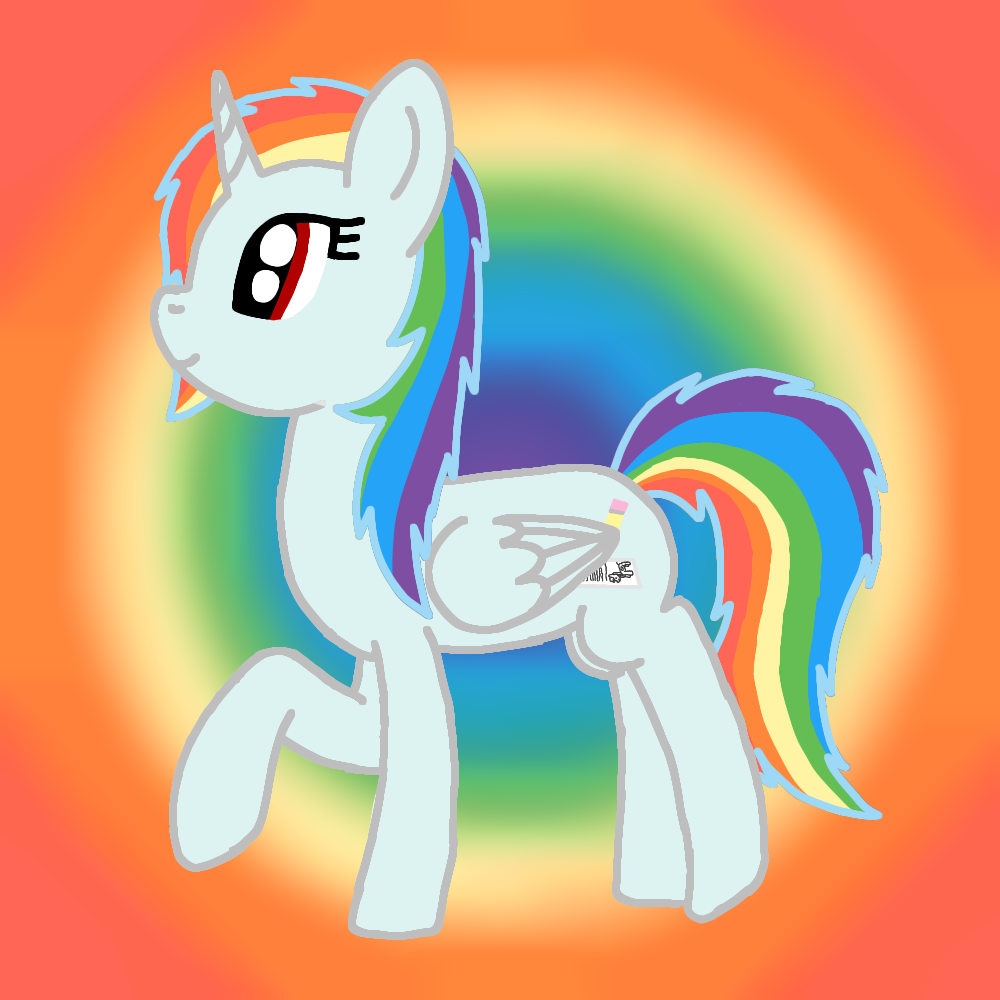 #2199964 - safe, artist:asiandra dash, rainbow dash, oc, oc:rainbowrio ...