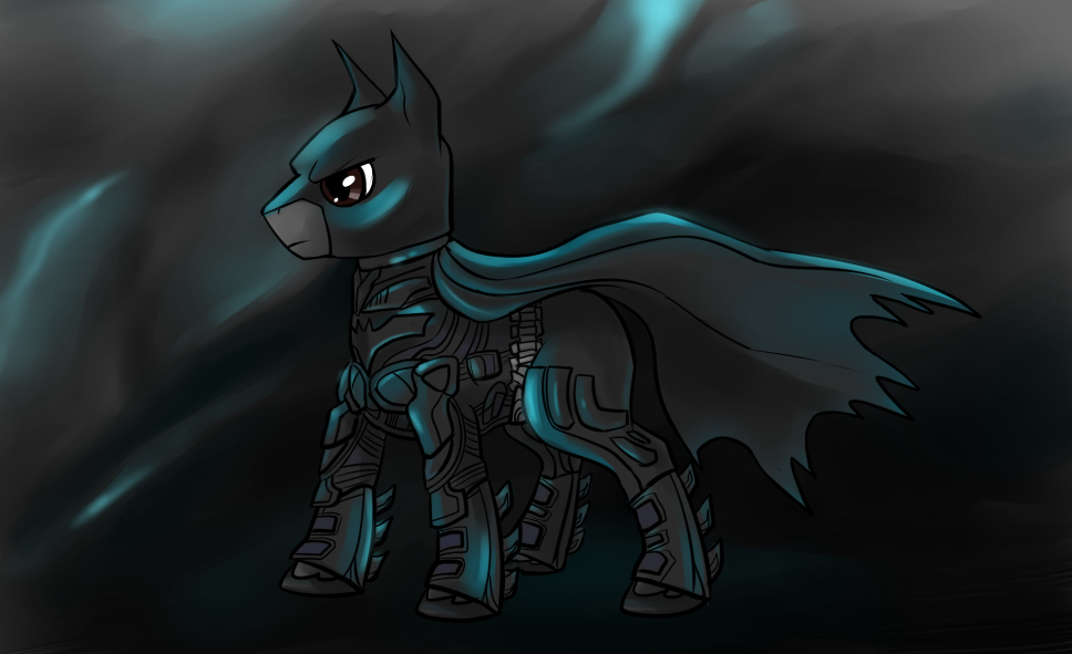 #2185465 - safe, artist:touken2, pony, batman, dark knight, ponified ...