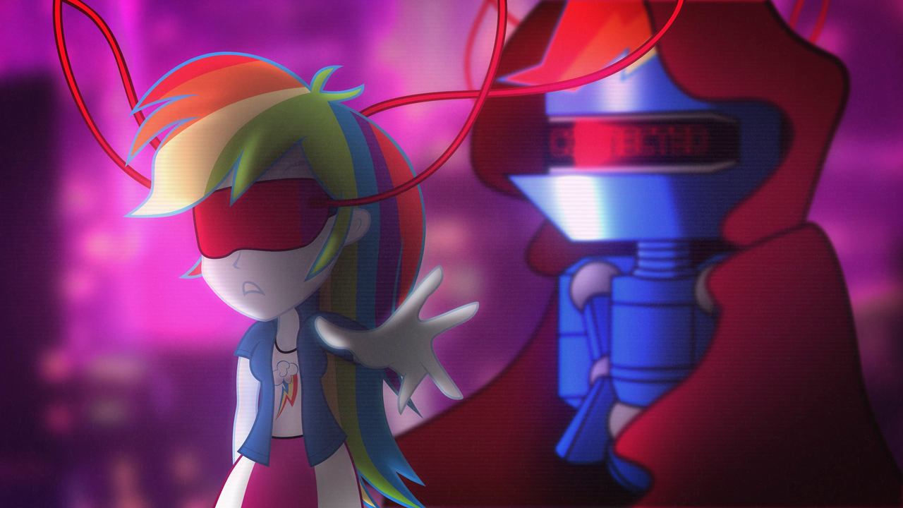 #2203647 - safe, artist:bastbrushie, artist:vbastv, rainbow dash, human ...