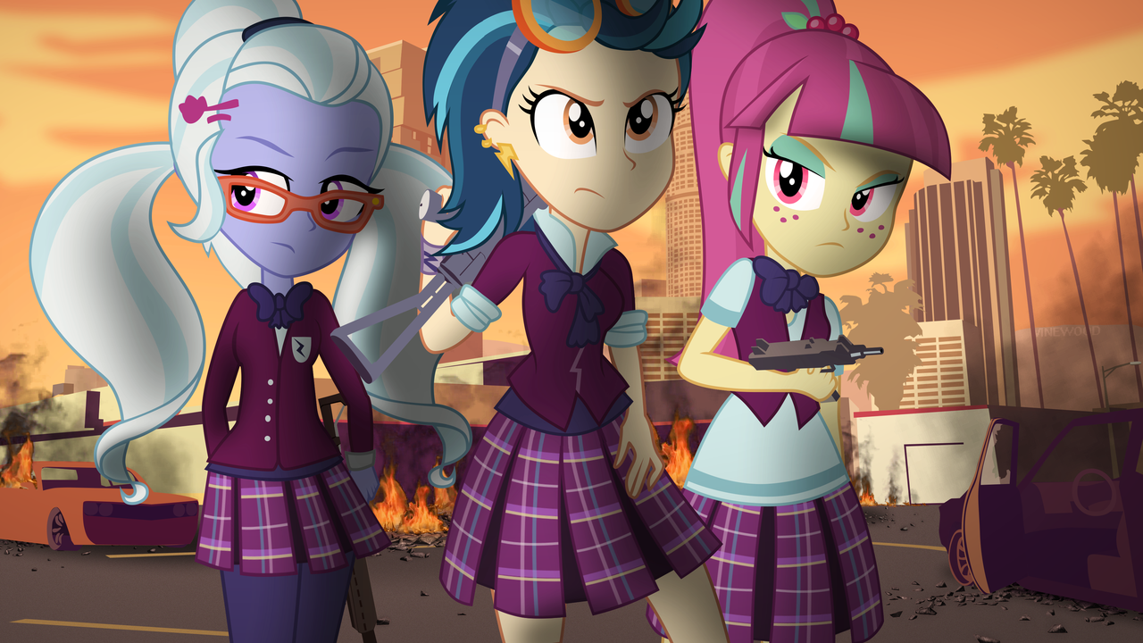 #2203651 - safe, artist:bastbrushie, artist:vbastv, indigo zap, sour ...