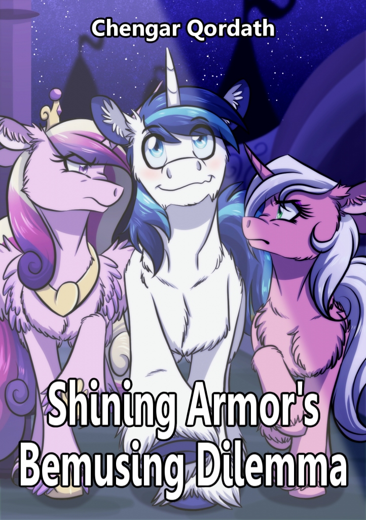 #2204174 - safe, artist:inuhoshi-to-darkpen, princess cadance, shining armor, oc, oc:musette ...