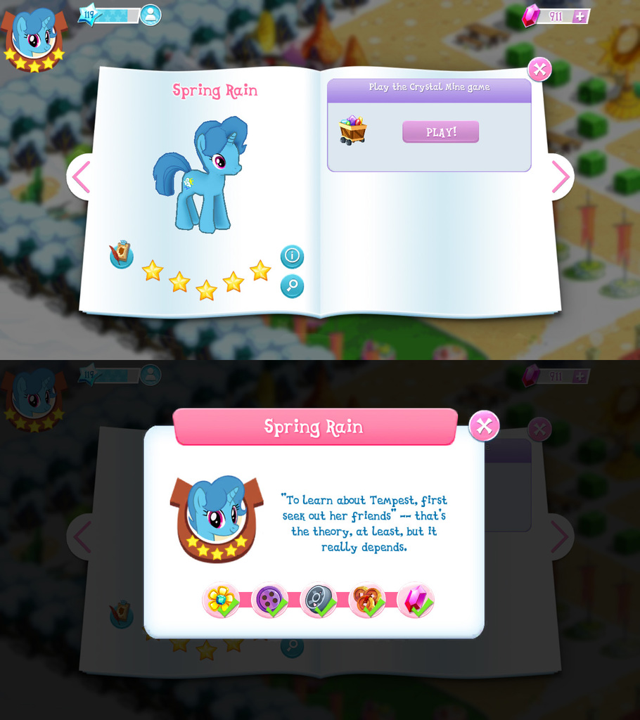 #2205253 - safe, gameloft, spring rain, pony, unicorn, g4, bio, game ...