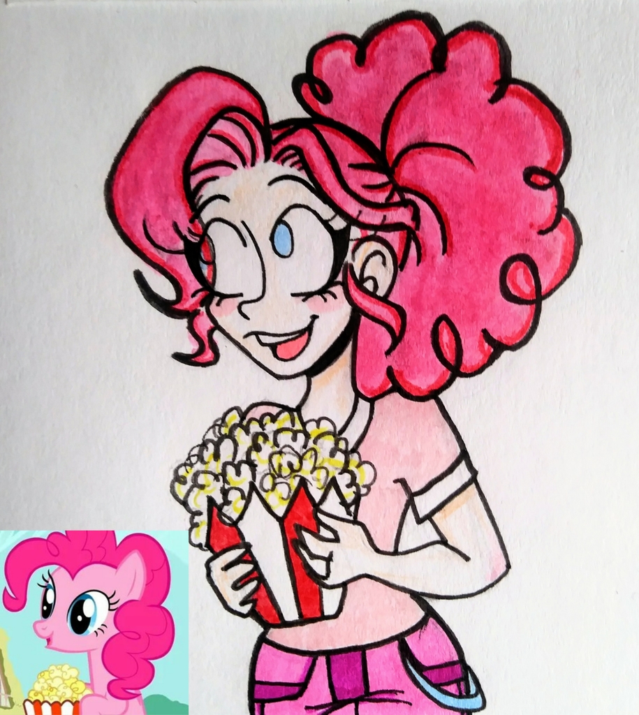 #2207891 - safe, artist:citi, screencap, pinkie pie, human, applebuck ...