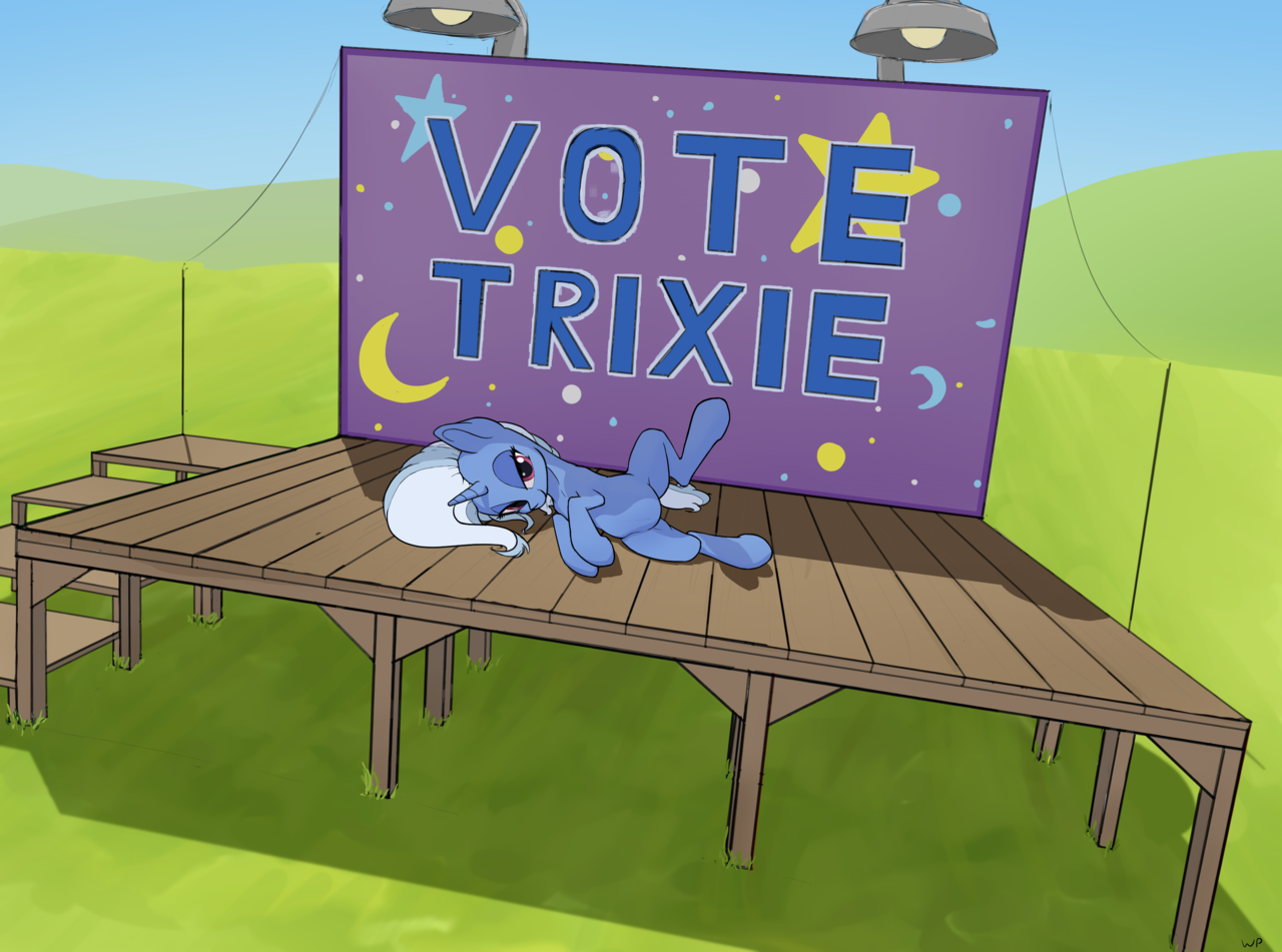 #2186383 - safe, artist:whiskeypanda, trixie, pony, unicorn, /mlp ...