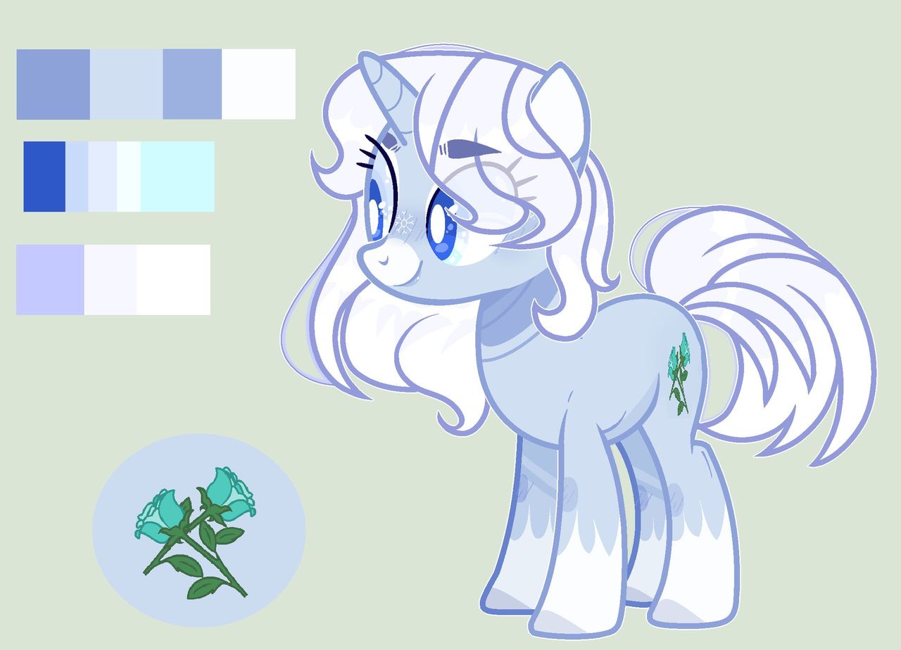 #2186400 - safe, artist:mlp-snowy, oc, oc:snowy, pony, unicorn, base ...