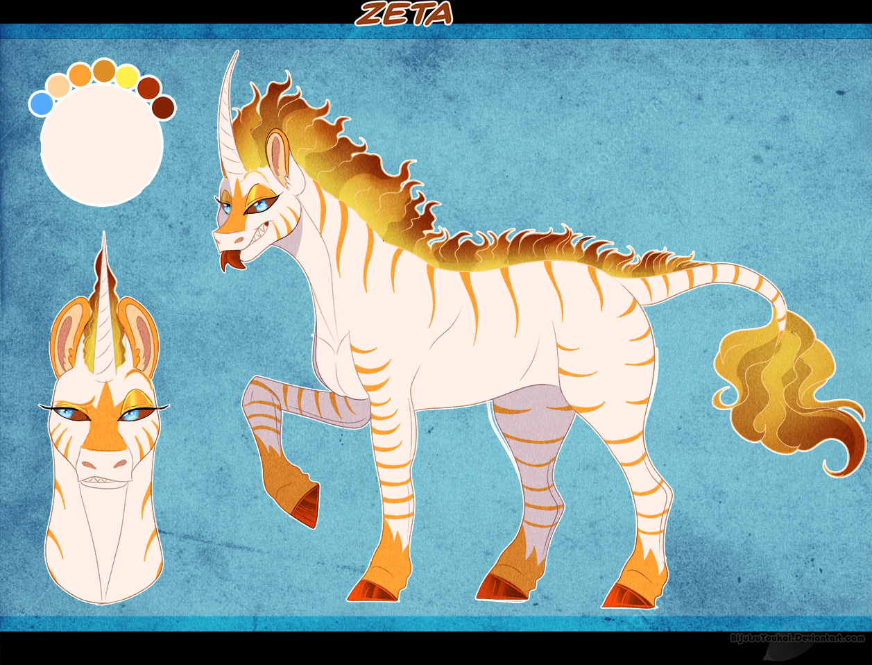 #2188648 - safe, artist:bijutsuyoukai, oc, oc only, hybrid, pony ...