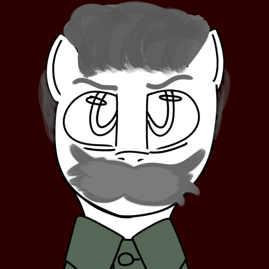 #2223607 - safe, artist:dayyr, earth pony, communism, facial hair ...