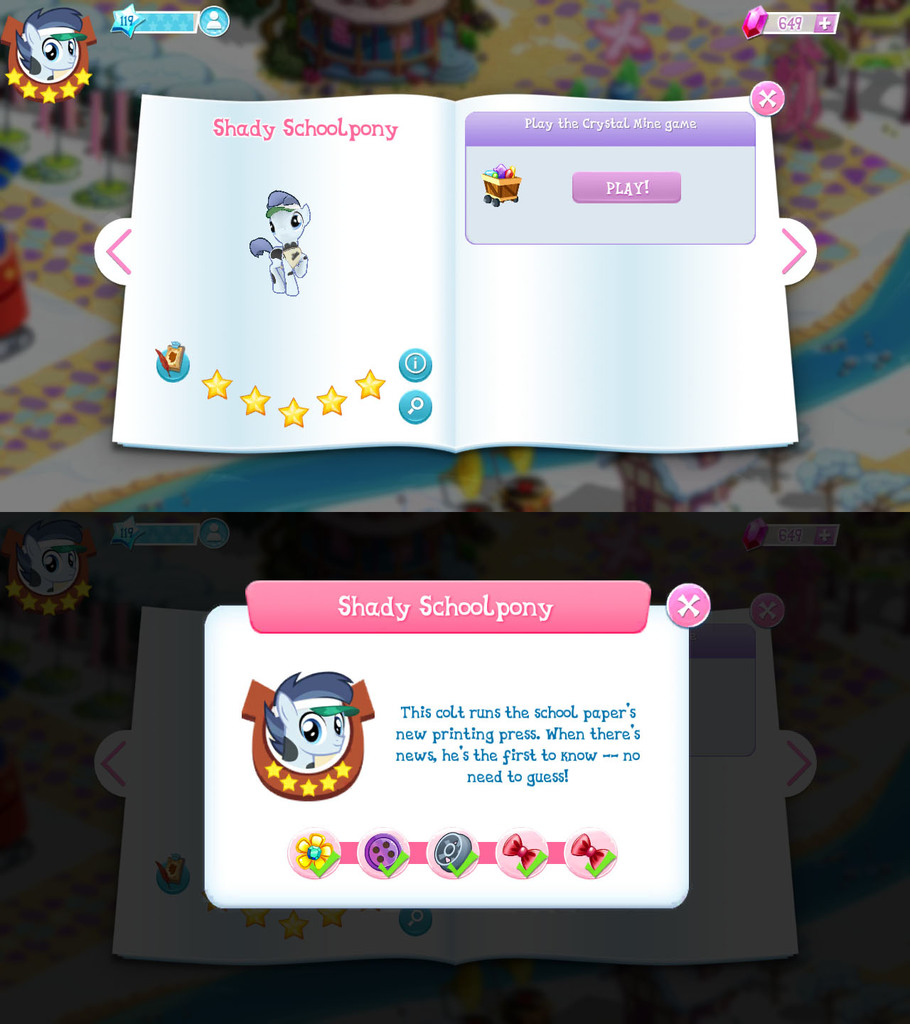 #2224833 - safe, gameloft, shady daze, earth pony, pony, bio, cap, colt ...