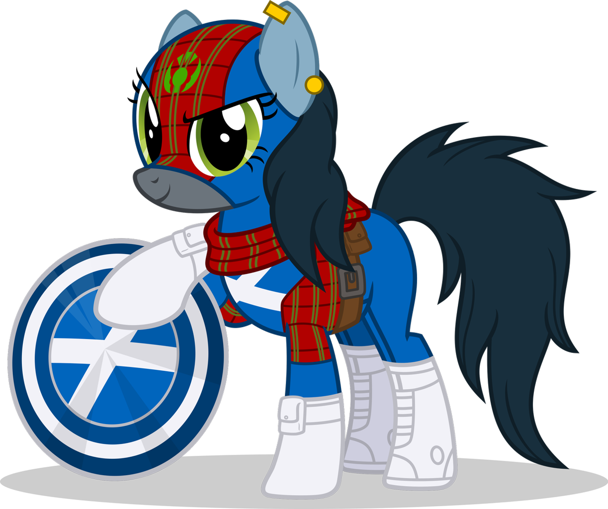 #2225387 - safe, artist:mlp-trailgrazer, pony, captain america, captain ...