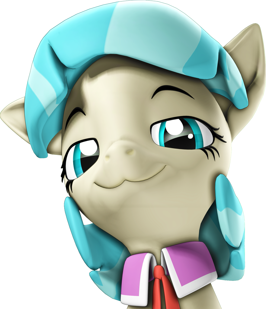#2227260 - safe, artist:xppp1n, coco pommel, 3d, simple background ...