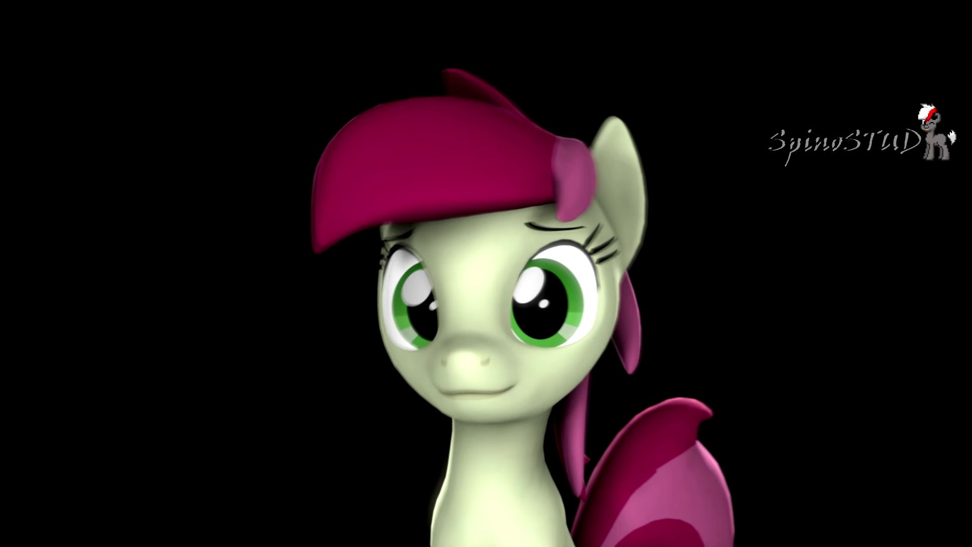#2227845 - safe, artist:spinostud, roseluck, earth pony, pony, 3d, :p ...