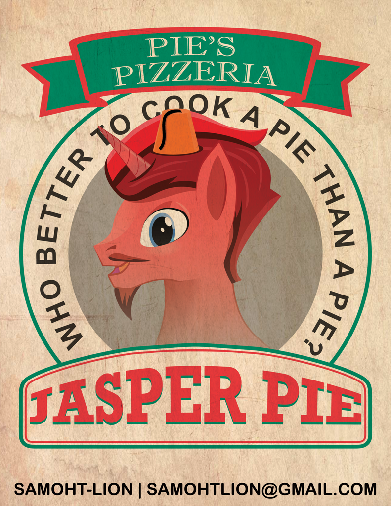 #2228405 - safe, artist:samoht-lion, oc, oc only, oc:jasper pie, pony ...