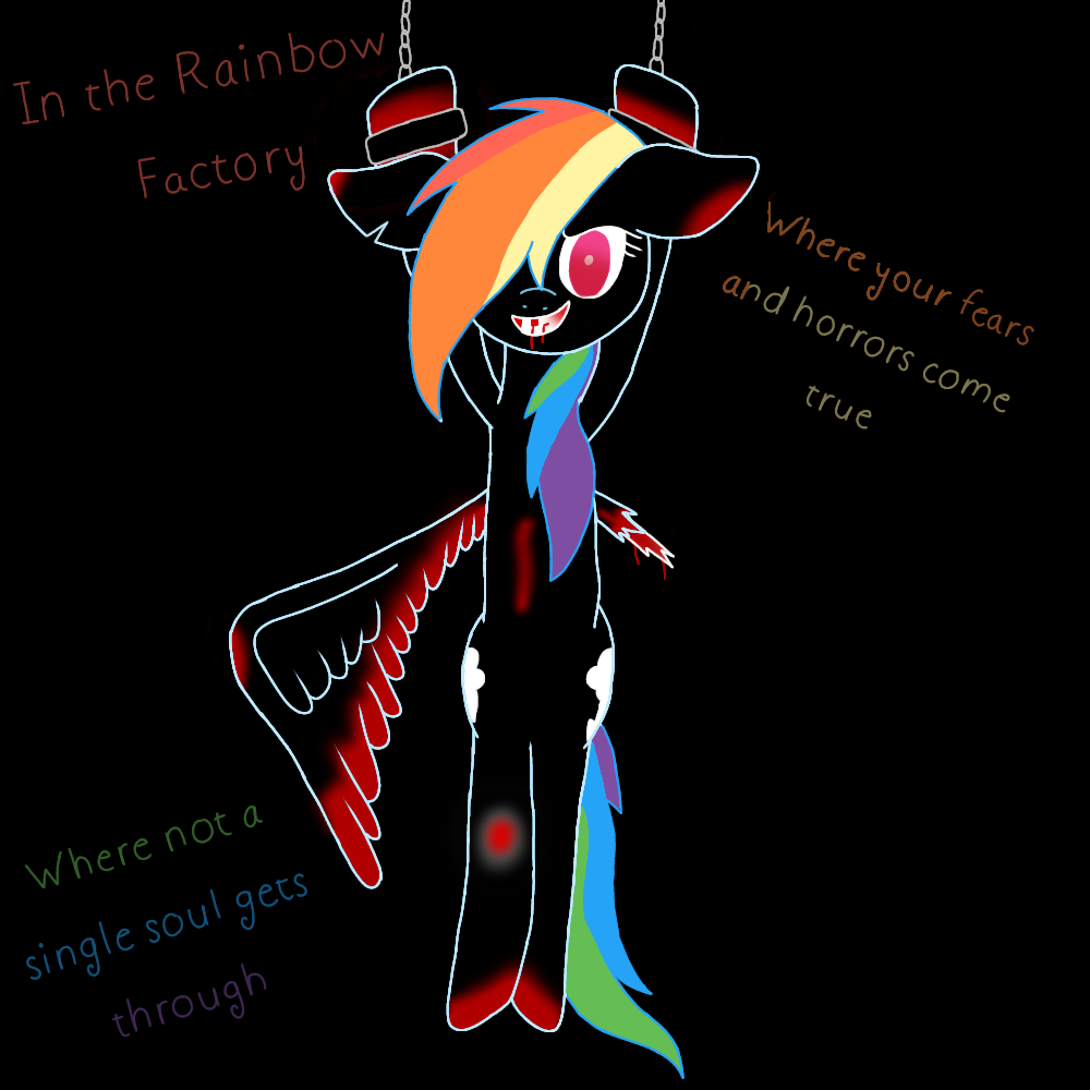 #2228848 - grimdark, artist:asiandra dash, rainbow dash, pegasus, pony ...