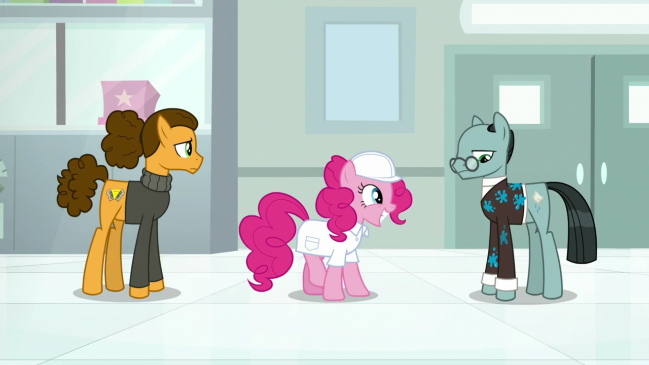 #2232919 - safe, screencap, cheese sandwich, pinkie pie, sans smirk, g4 ...