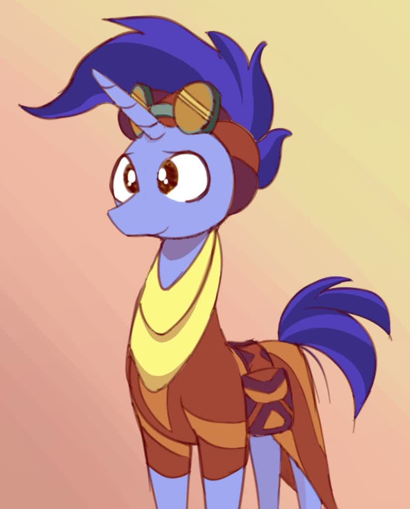 #2233335 - safe, artist:niteax, hoo'far, pony, saddle arabian, unicorn ...