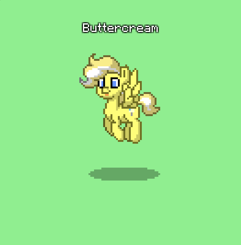 #2211965 - safe, oc, oc:buttercream, pegasus, pony, pony town, cute ...
