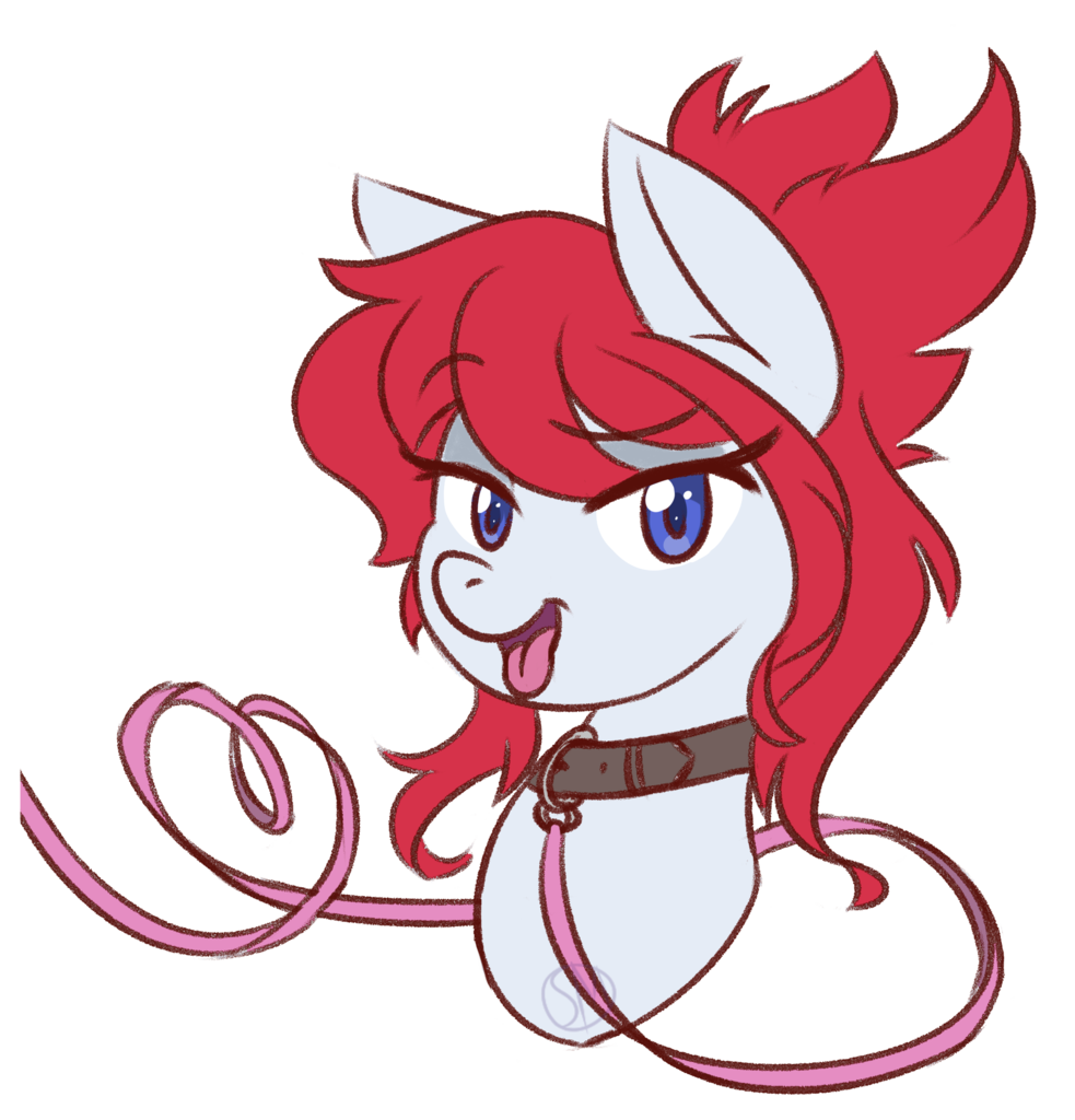 #2212968 - safe, artist:sinamuna, oc, oc only, oc:coco, pony, art trade ...