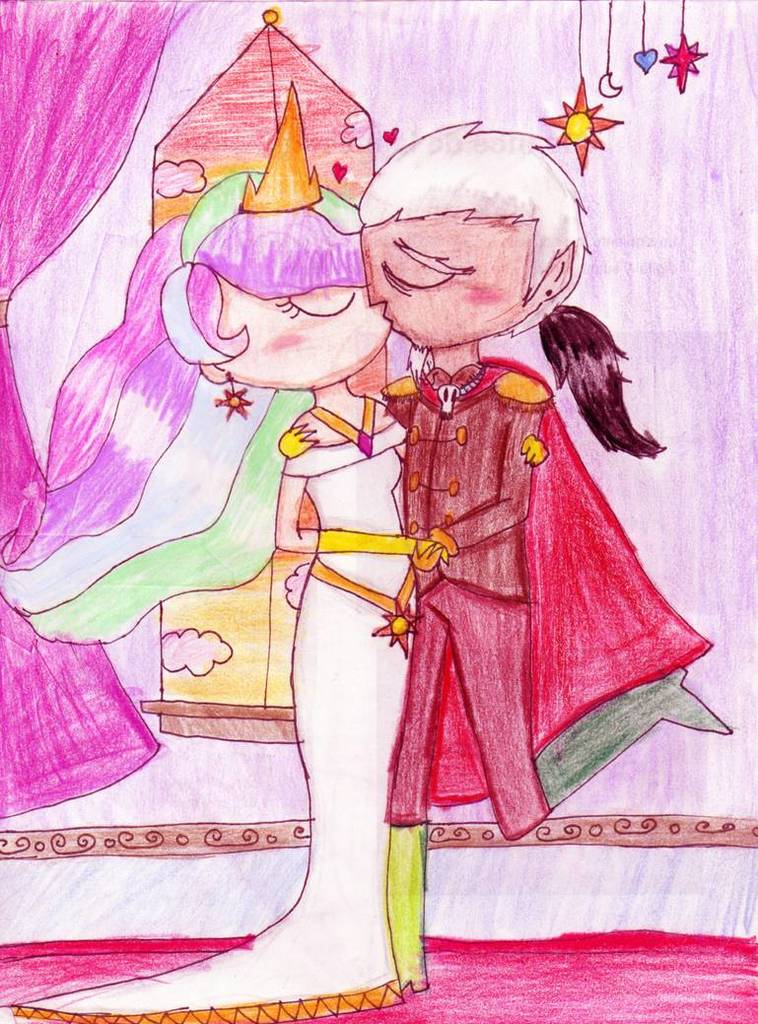 2213309 Safe Artistmexicangirl12 Discord Princess Celestia Human Dislestia Eyes Closed