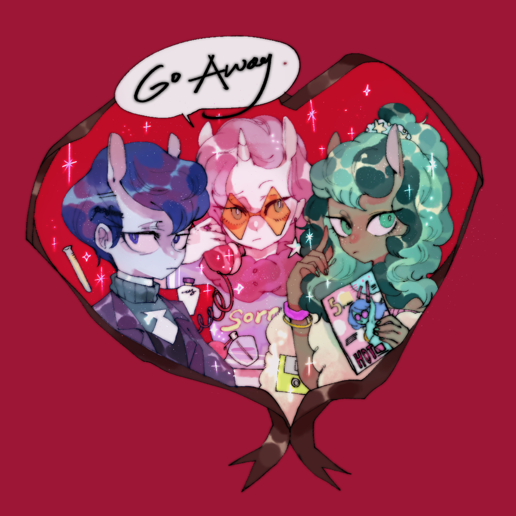 #2215325 - safe, artist:torii, ever essence, minty mocha, raspberry ...