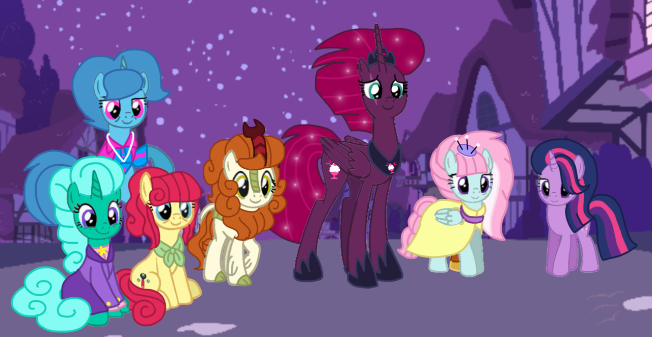 #2215485 - safe, artist:徐詩珮, autumn blaze, fizzlepop berrytwist ...