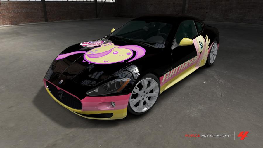 #2215554 - safe, fluttershy, pony, g4, car, female, forza motorsport 4 ...