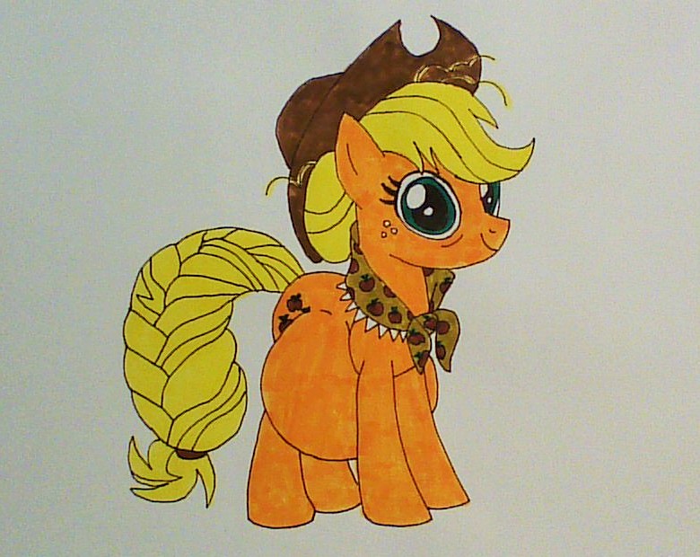 #2216446 - safe, artist:mj455, applejack, earth pony, pony, g4, the ...