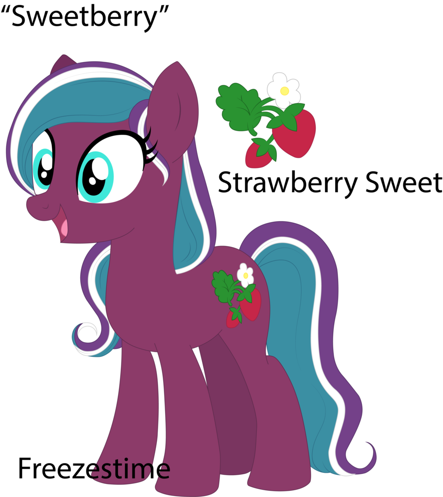 #1950158 - safe, derpibooru exclusive, sweetberry, pony, g3, g4, base ...