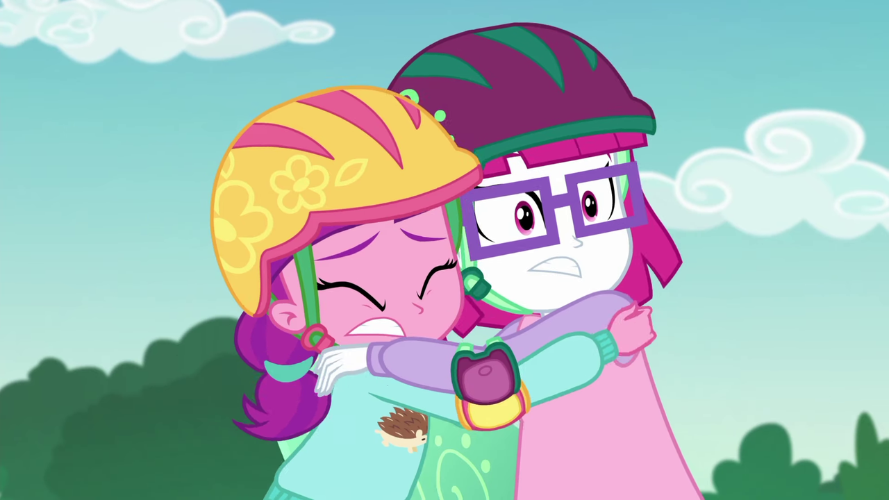 #1958134 - safe, screencap, lily longsocks, little red, equestria girls ...