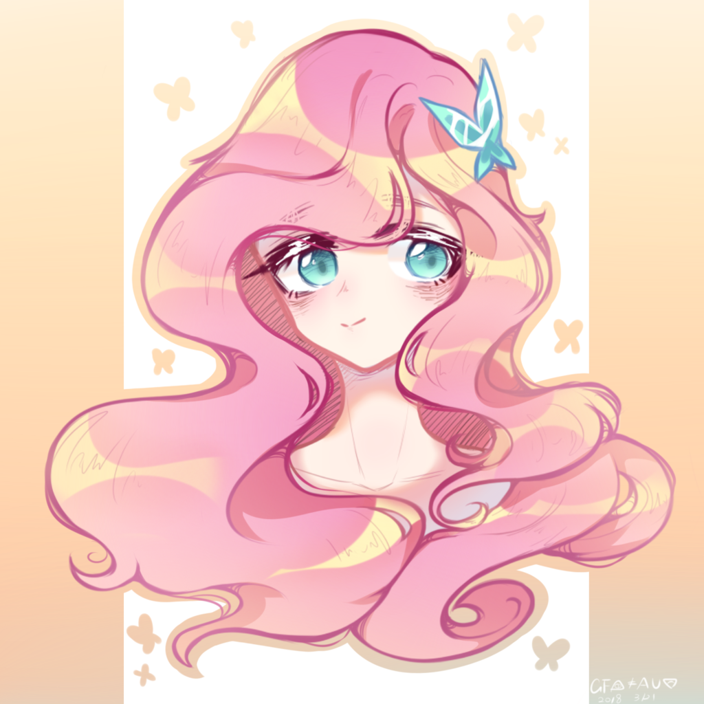 #1958822 - dead source, safe, artist:无名的flesh, fluttershy, human ...