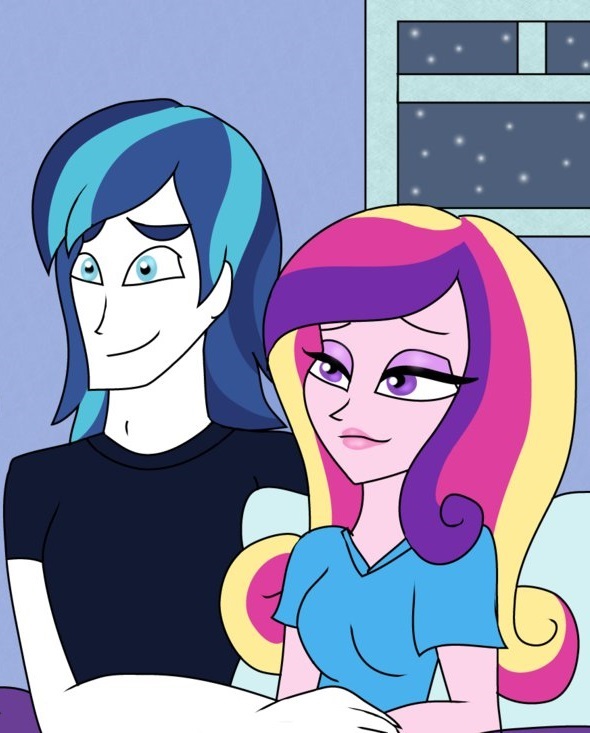 #1959910 - safe, artist:purfectprincessgirl, edit, alumnus shining armor, dean cadance, princess ...