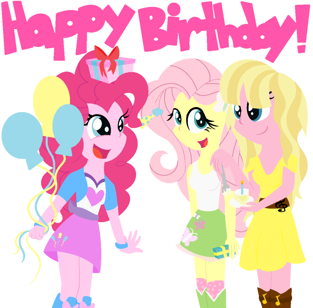 #1960087 - safe, artist:mylittlepon3lov3, fluttershy, pinkie pie ...