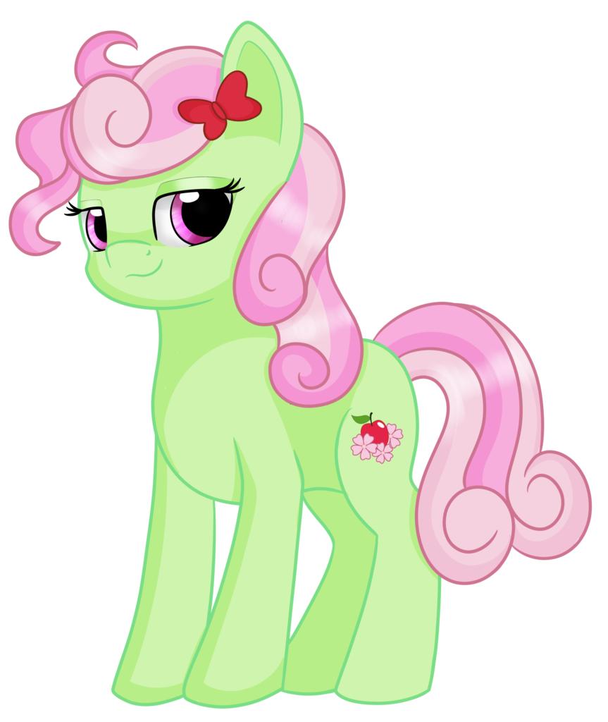 #1962737 - safe, artist:rainbowtashie, florina tart, earth pony, pony ...