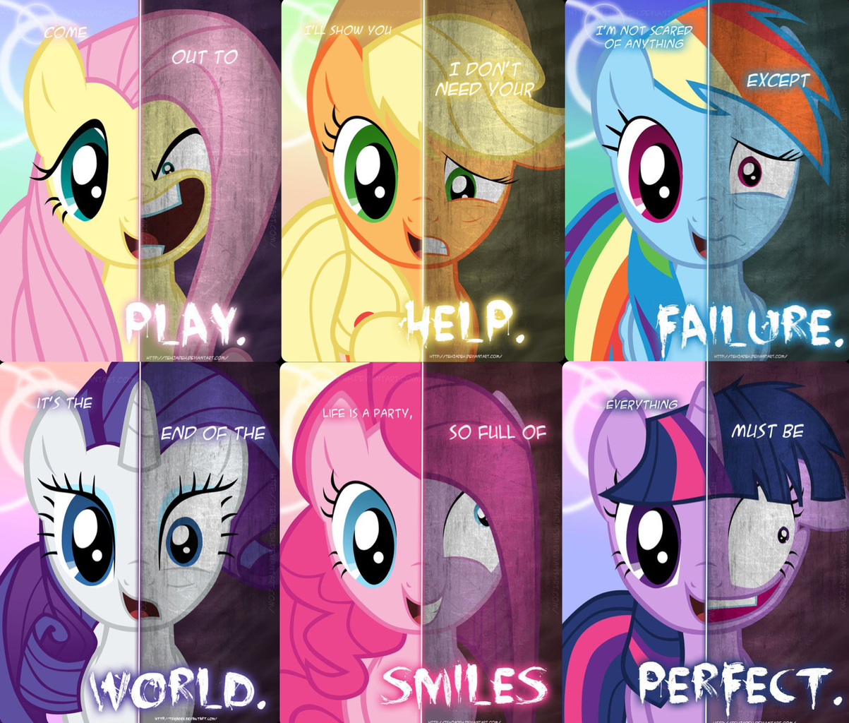 Mlp Mane Six Evil Side