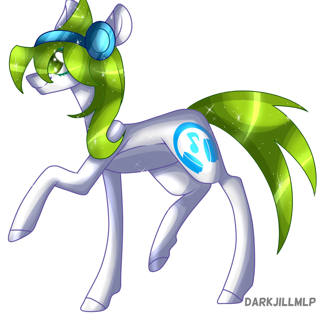 #1968536 - safe, artist:darkjillmlp123, oc, oc only, oc:green music ...