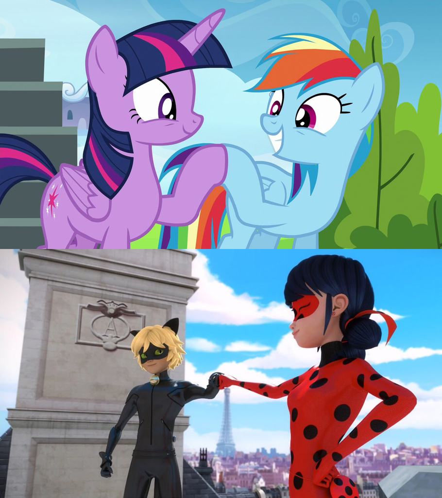 #1970119 - safe, edit, screencap, rainbow dash, twilight sparkle ...