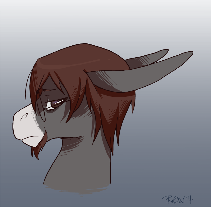 #1973806 - safe, artist:goatsocks, oc, oc only, donkey, pony, beard ...