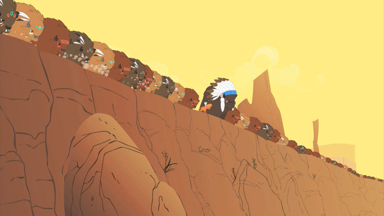 #1973929 - safe, screencap, chief thunderhooves, little strongheart ...