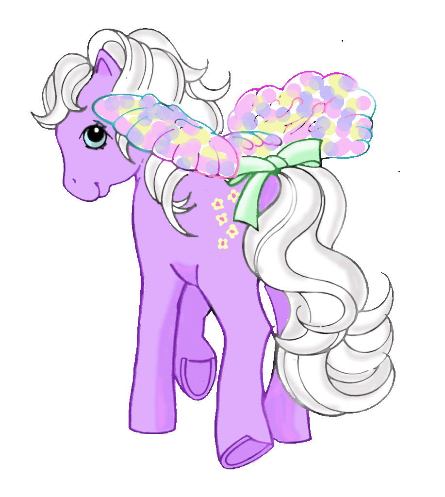 #1983221 - safe, artist:punkykrista, forget-me-not, flutter pony, pony ...