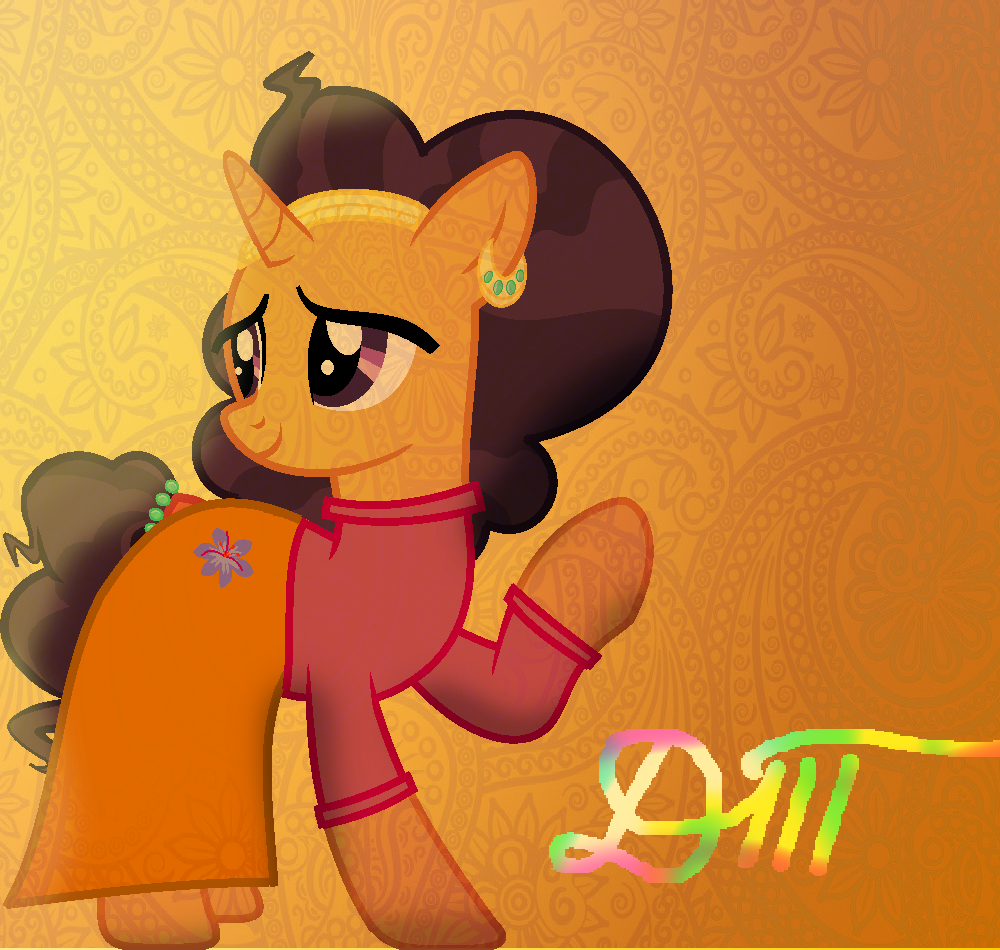 #1984843 - safe, artist:temerdzafarowo, saffron masala, pony, unicorn ...