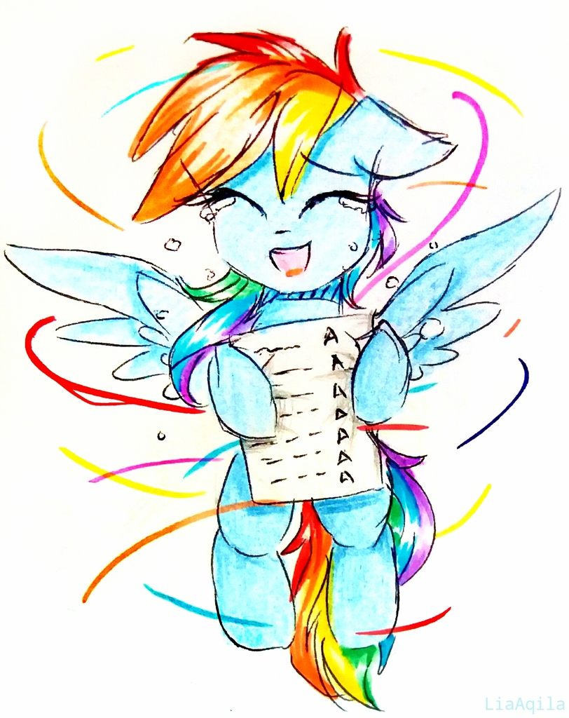 #1985216 - safe, artist:liaaqila, rainbow dash, pony, a ...