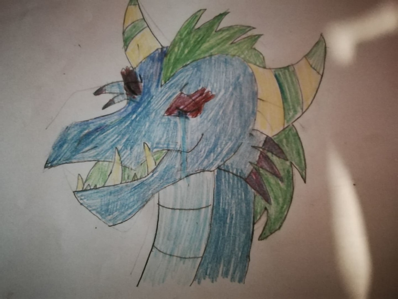 #1985525 - safe, artist:damiranc1, gaius, dragon, crying, open mouth ...