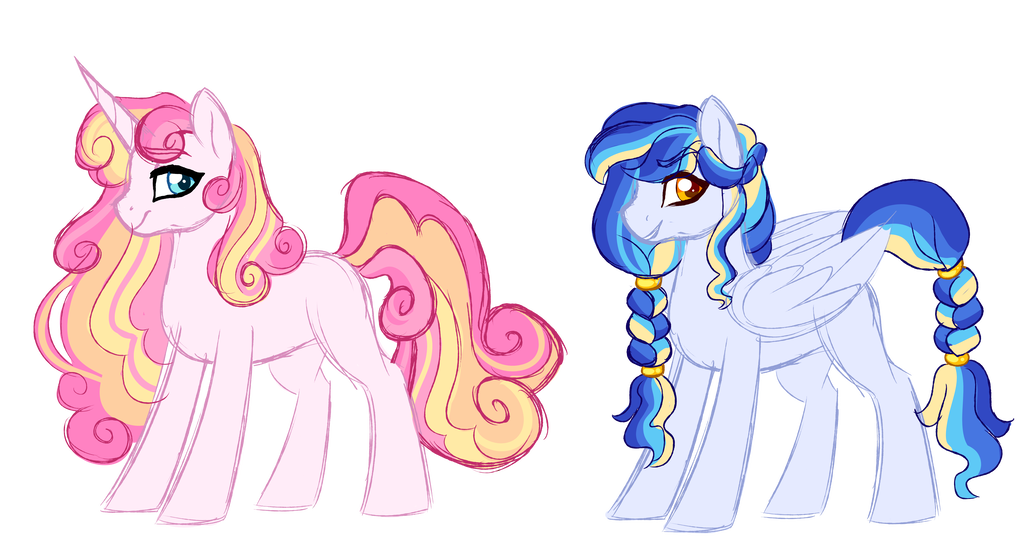 #1988580 - safe, artist:azure-art-wave, oc, oc:aurora, oc:gleaming ...