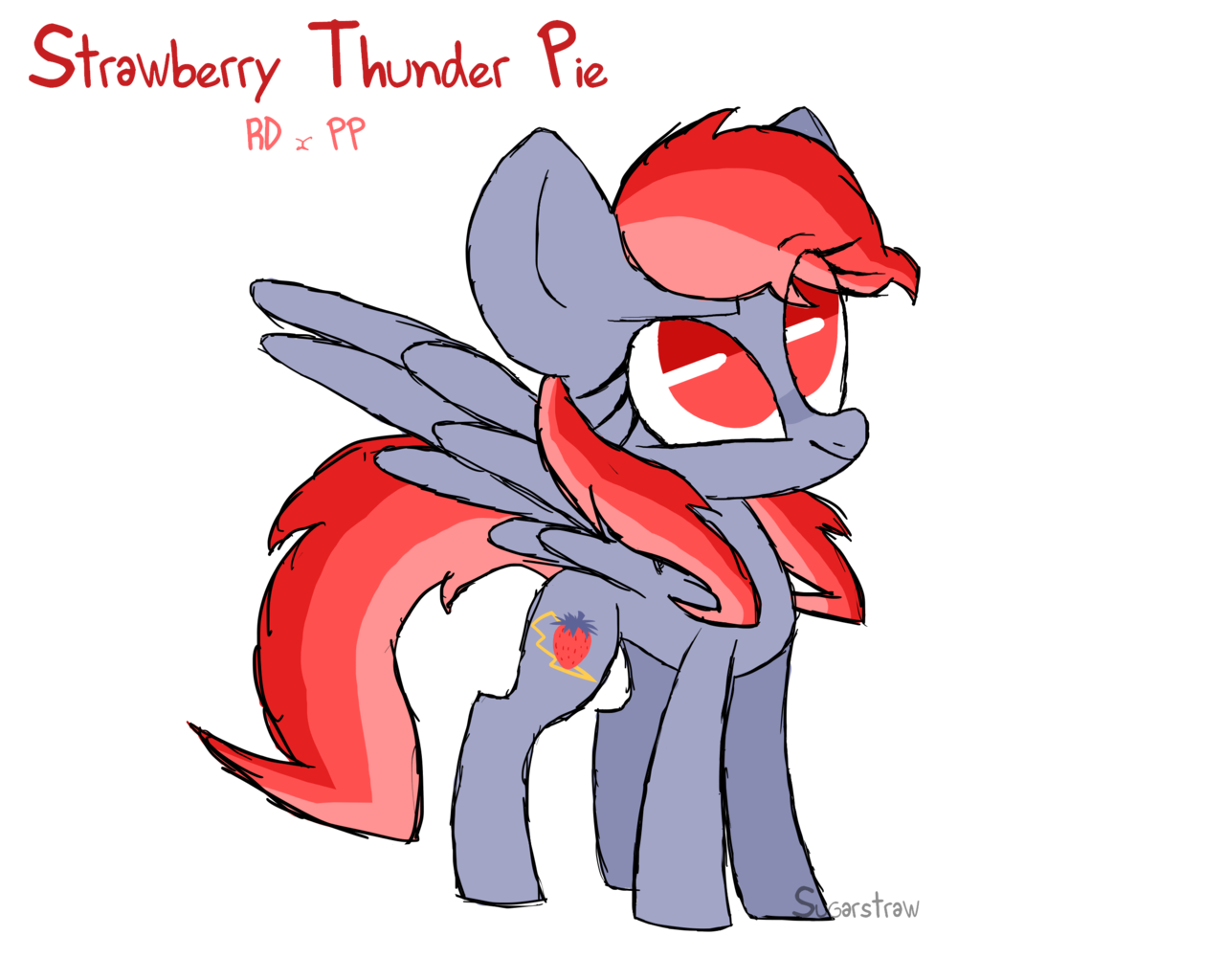 #1989057 - safe, artist:sugarstraw, derpibooru exclusive, oc, oc only ...