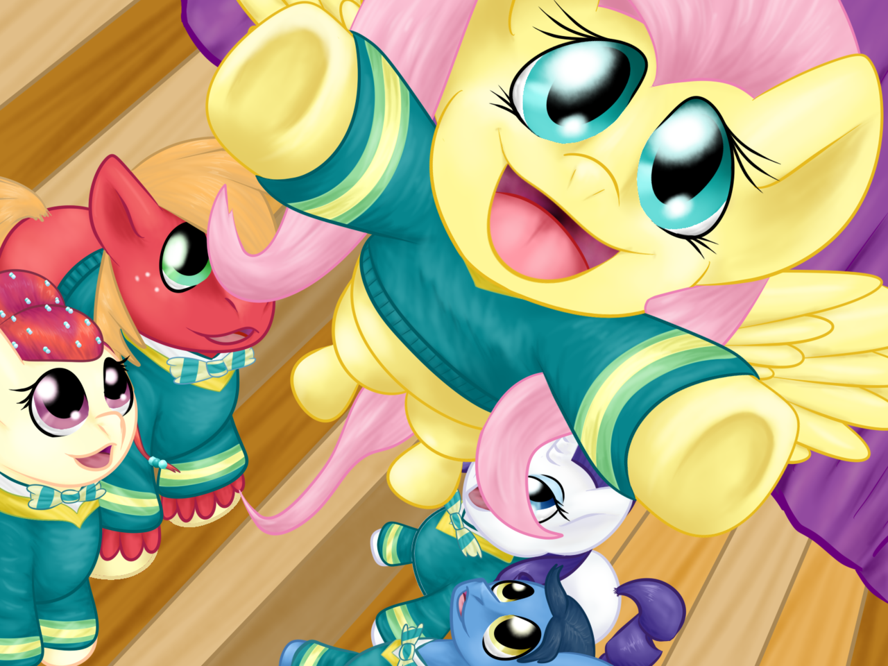 #1991022 - safe, artist:shadowsn25, big macintosh, fluttershy, rarity ...