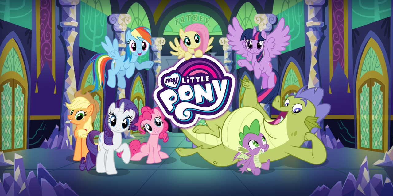 #1997442 - safe, gameloft, applejack, fluttershy, pinkie pie, rainbow ...