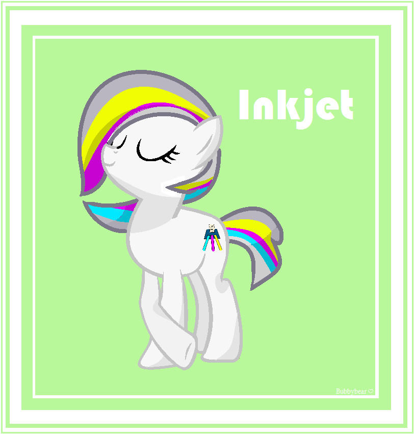 #1976683 - safe, artist:dacrazywazy, oc, oc only, oc:inkjet, earth pony ...
