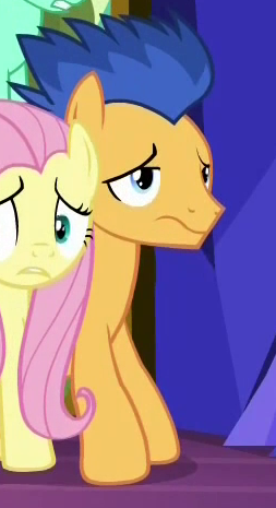 #1998569 - safe, screencap, flash sentry, fluttershy, pegasus, pony ...