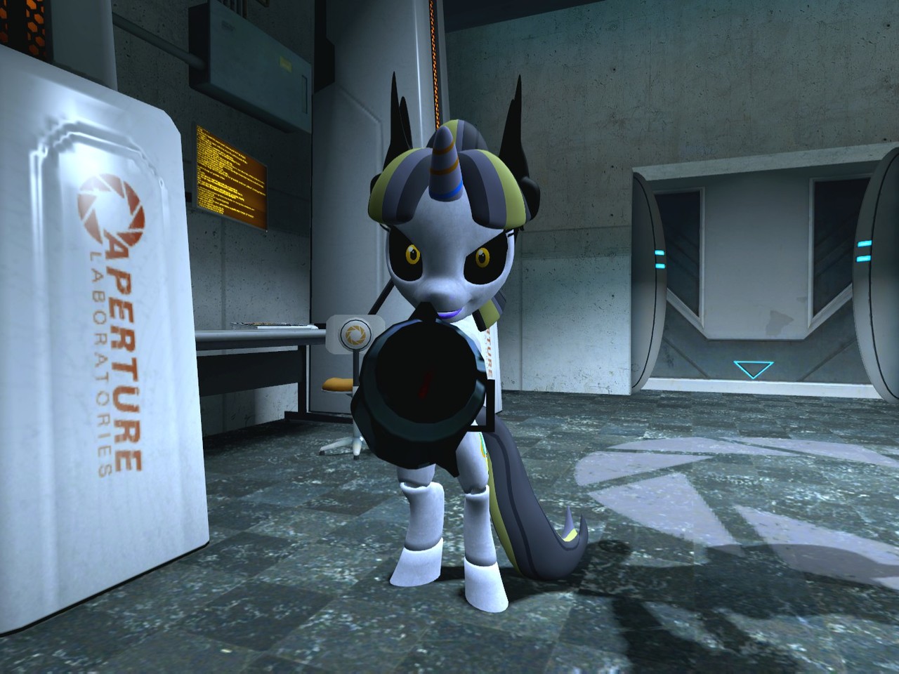 #2009249 - safe, artist:rachidile, starlight glimmer, pony, robot ...