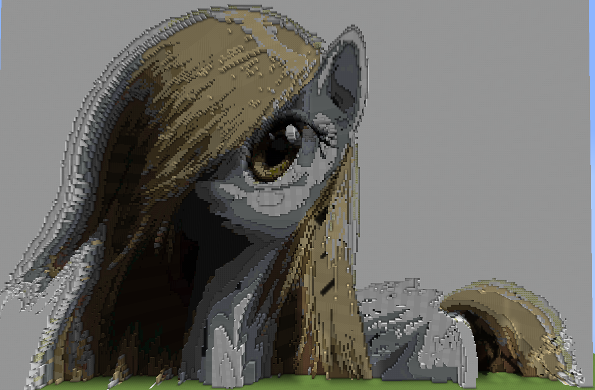 #2010443 - safe, artist:grissaecrim, artist:kjhf, derpy hooves, pony, g4, 3d, game screencap ...